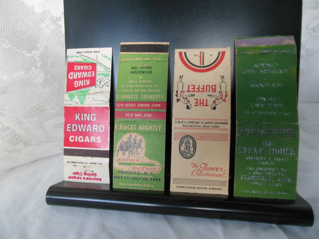 Vintage Match Book Covers Circa 1940s to 1970s Buffalo Raceway and ...