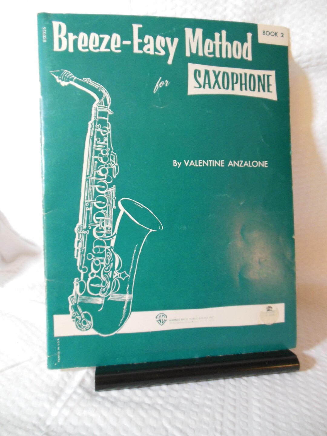 Saxophone Lesson Book Breeze-easy Method Book 2 by Valentine Anzalone ...