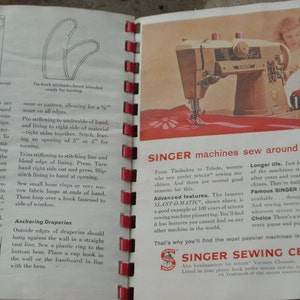 Singer Sewing Library Book # 102 - "how to Make Draperies" 1960 - Etsy