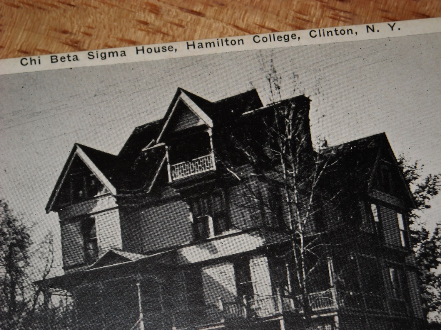 1920s Postcard Chi Beta Sigma House Hamilton College - Etsy