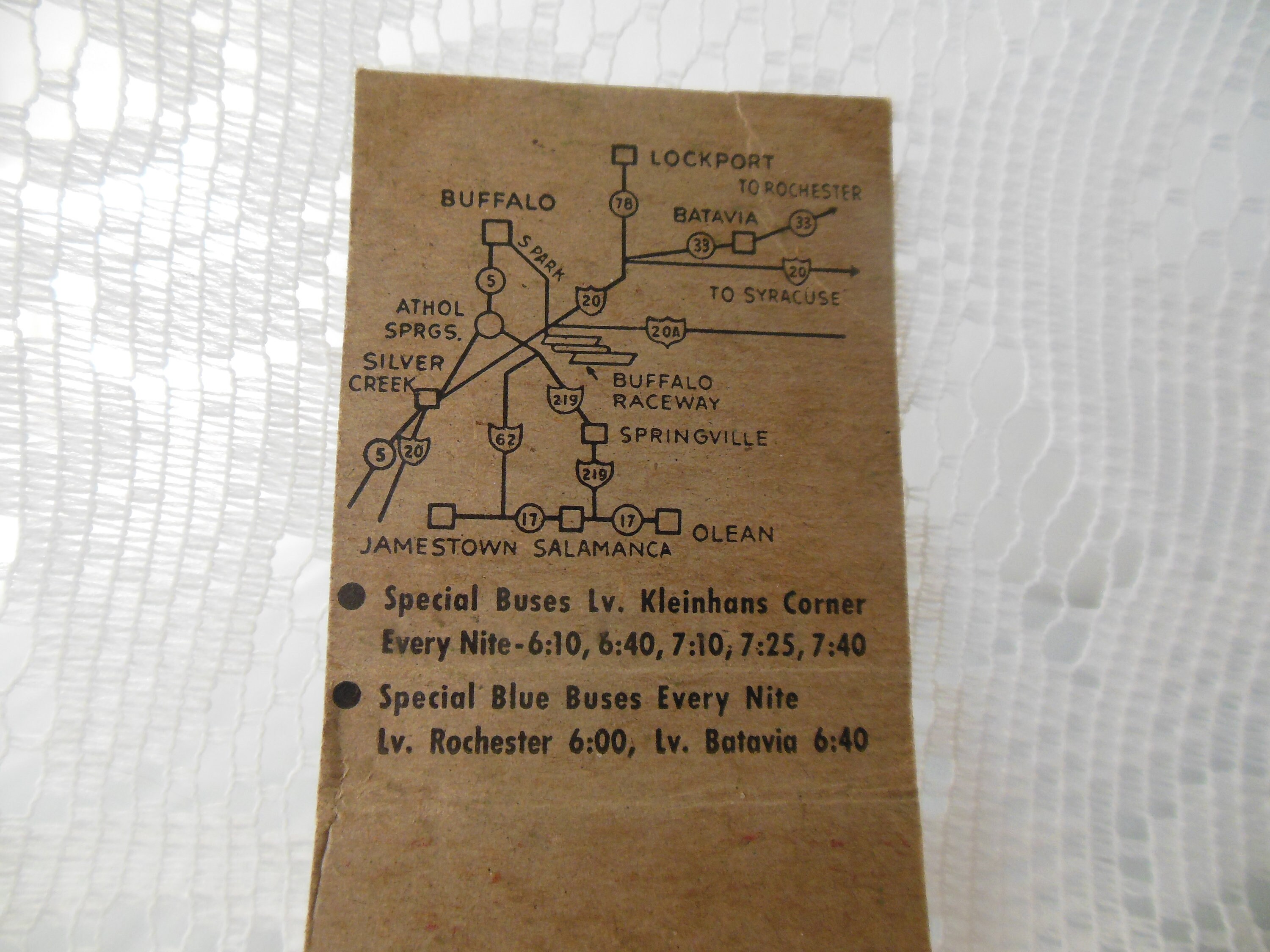 Vintage Match Book Covers Circa 1940s to 1970s Buffalo Raceway & Others ...