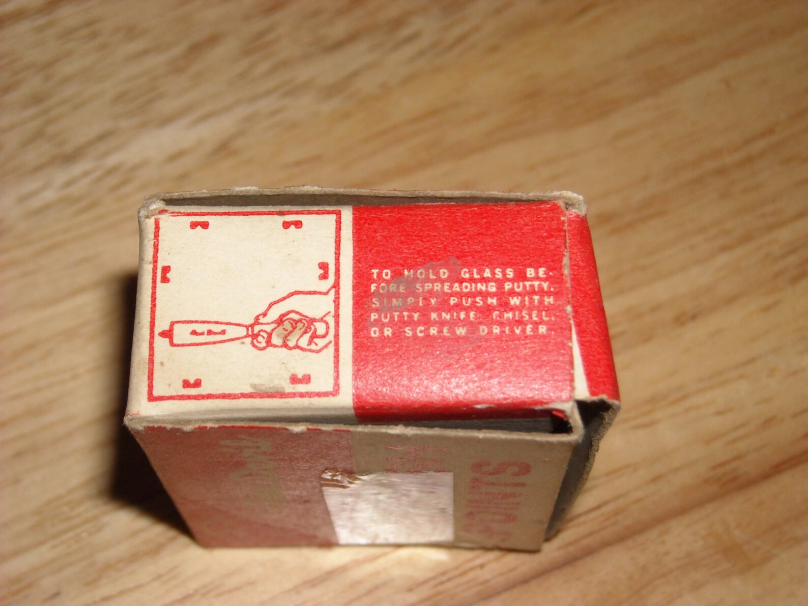 Vintage Box of Red Devil 10 Push Points Used With Glass - Etsy