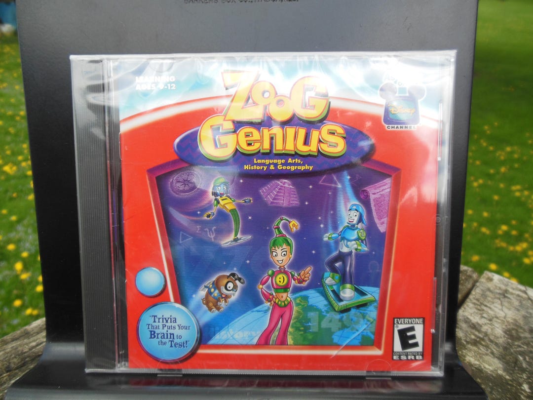 CD-ROM Learning Disc Zoog Genius NIP New Unused Sealed 2001 History ...