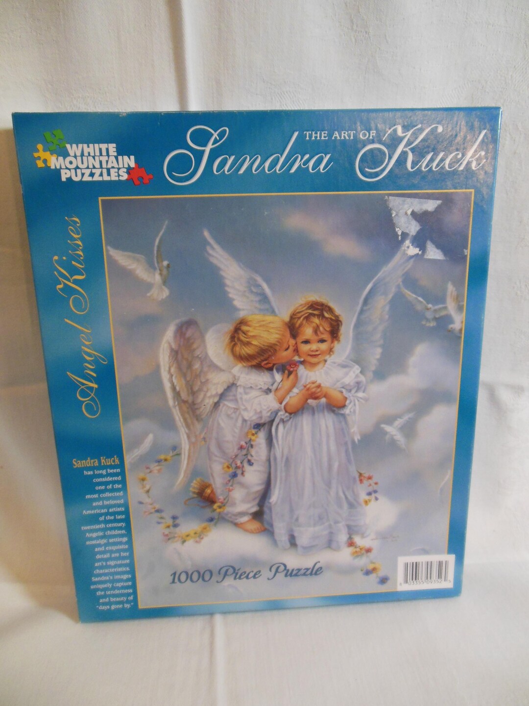 Puzzle Jigsaw Angel Kisses 1000 Pieces NEW Old Stock Seal Intact 2001 ...