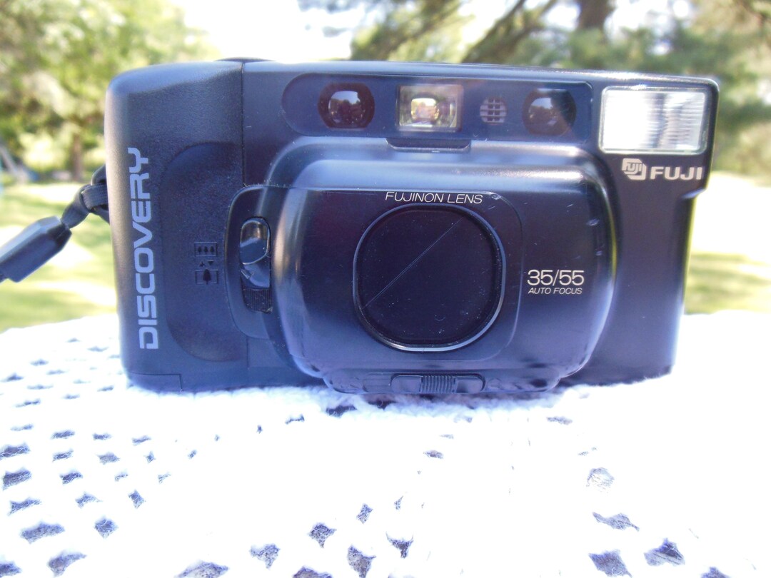 Fuji Brand Film Camera 35 Mm Discovery 160 Teledate Model Generic Case ...