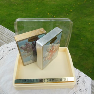 2 Decks Vintage Congress Playing Cards for Bridge New in - Etsy