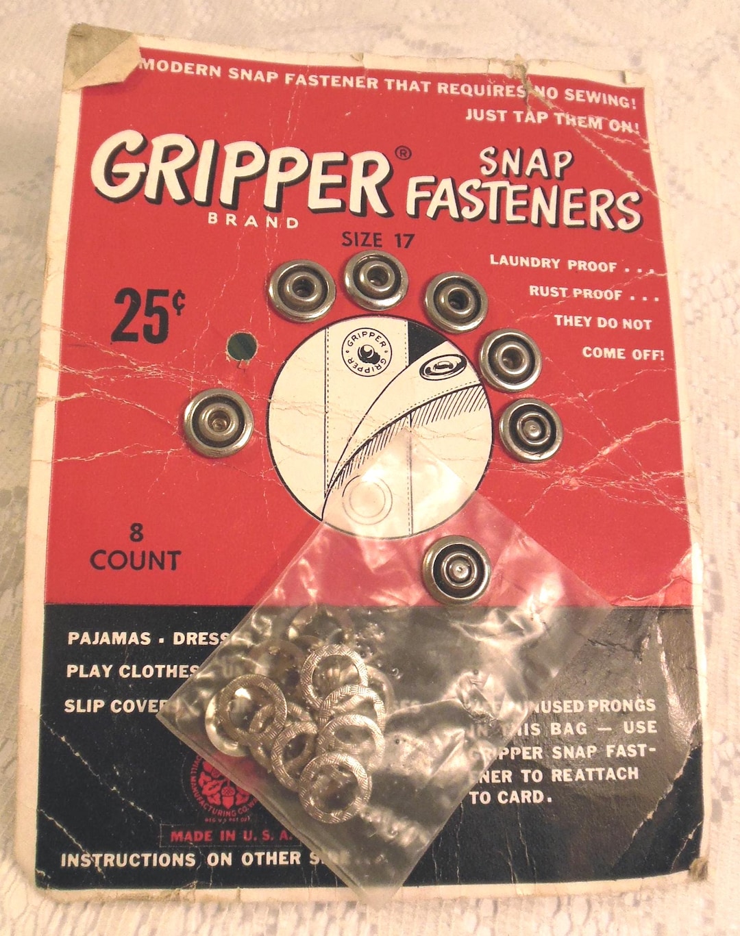 Vintage Snap Fasteners Size 17 New Old Stock Scoville Manufacturing ...