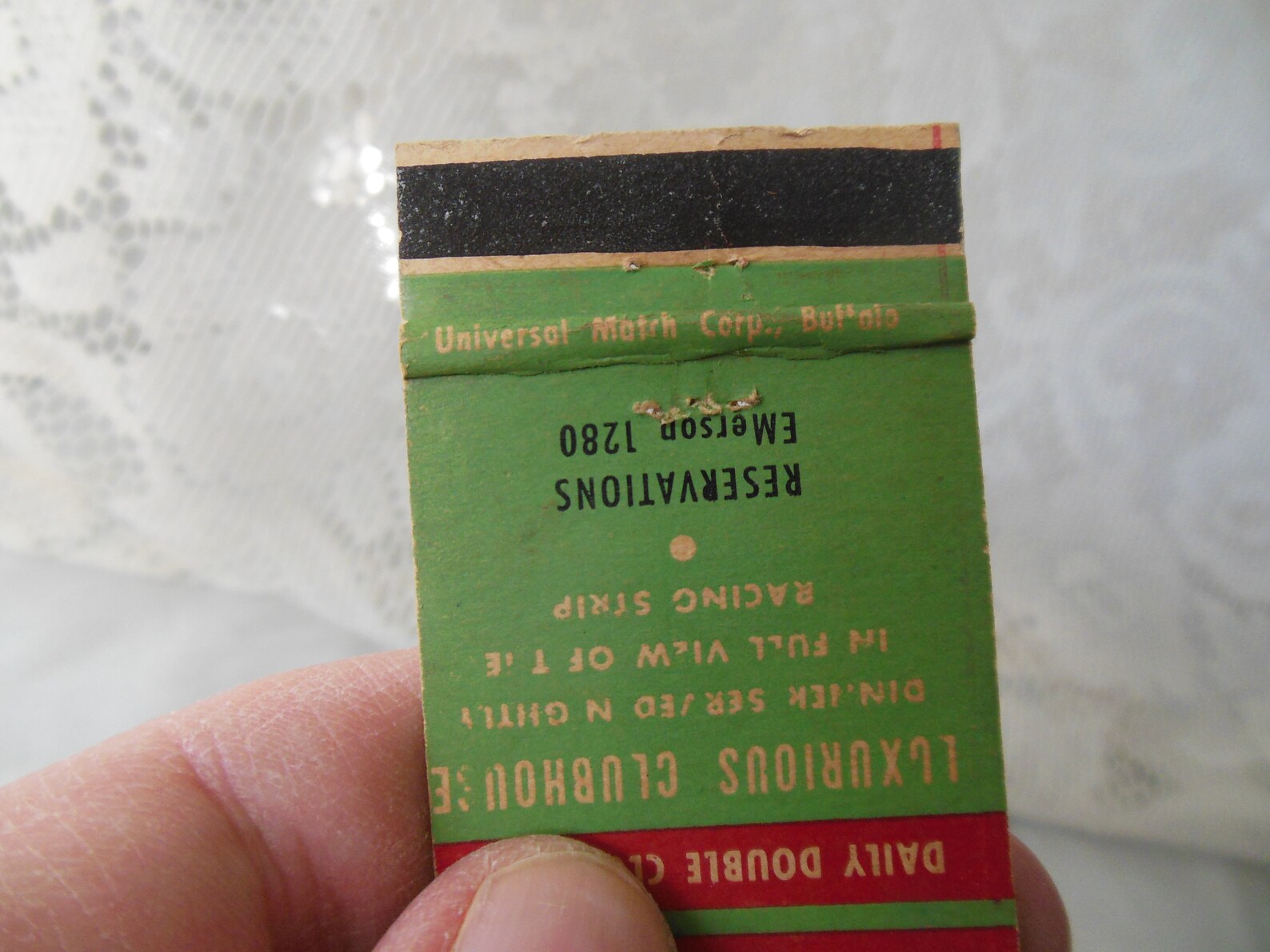 Vintage Match Book Covers Circa 1940s to 1970s Buffalo Raceway & Others ...