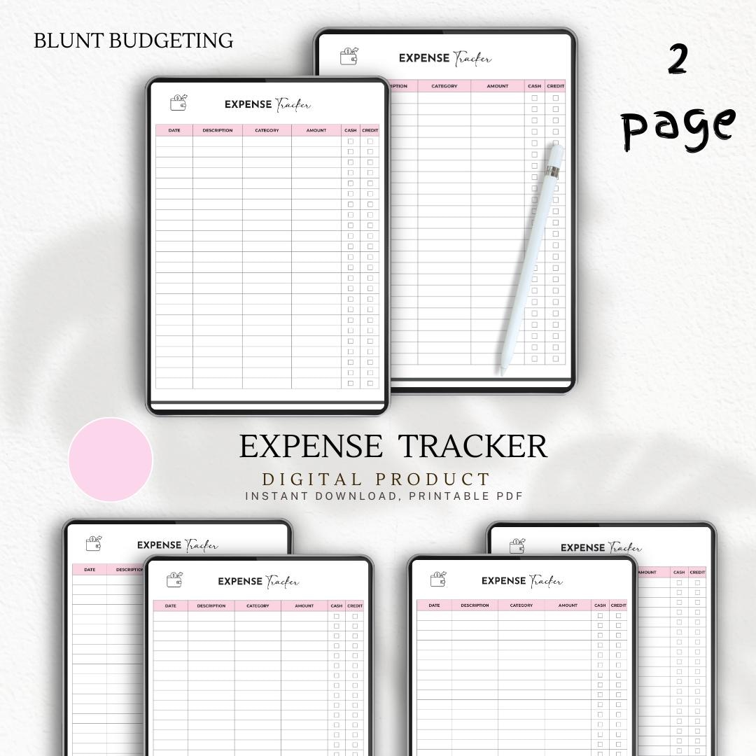 Financial Tracker, Budget Journal, Expense Management, Monthly Planner ...