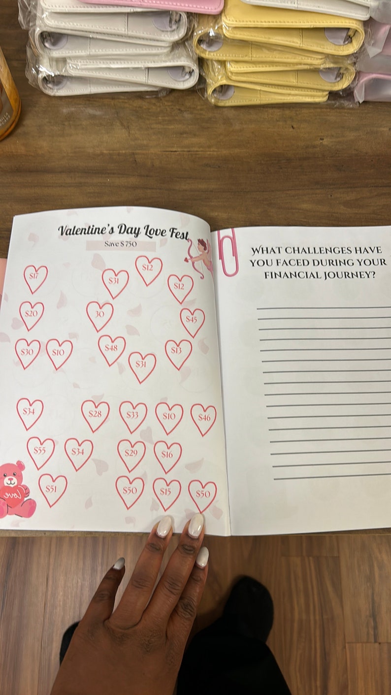Savings Challenge Workbook: Money Tracker & Cash Stuffing Envelopes - Etsy