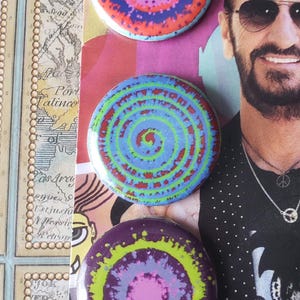 VINTAGE Ringo Starr Pins Set Six Ringo Star Buttons, Pop Art Mod Art ...