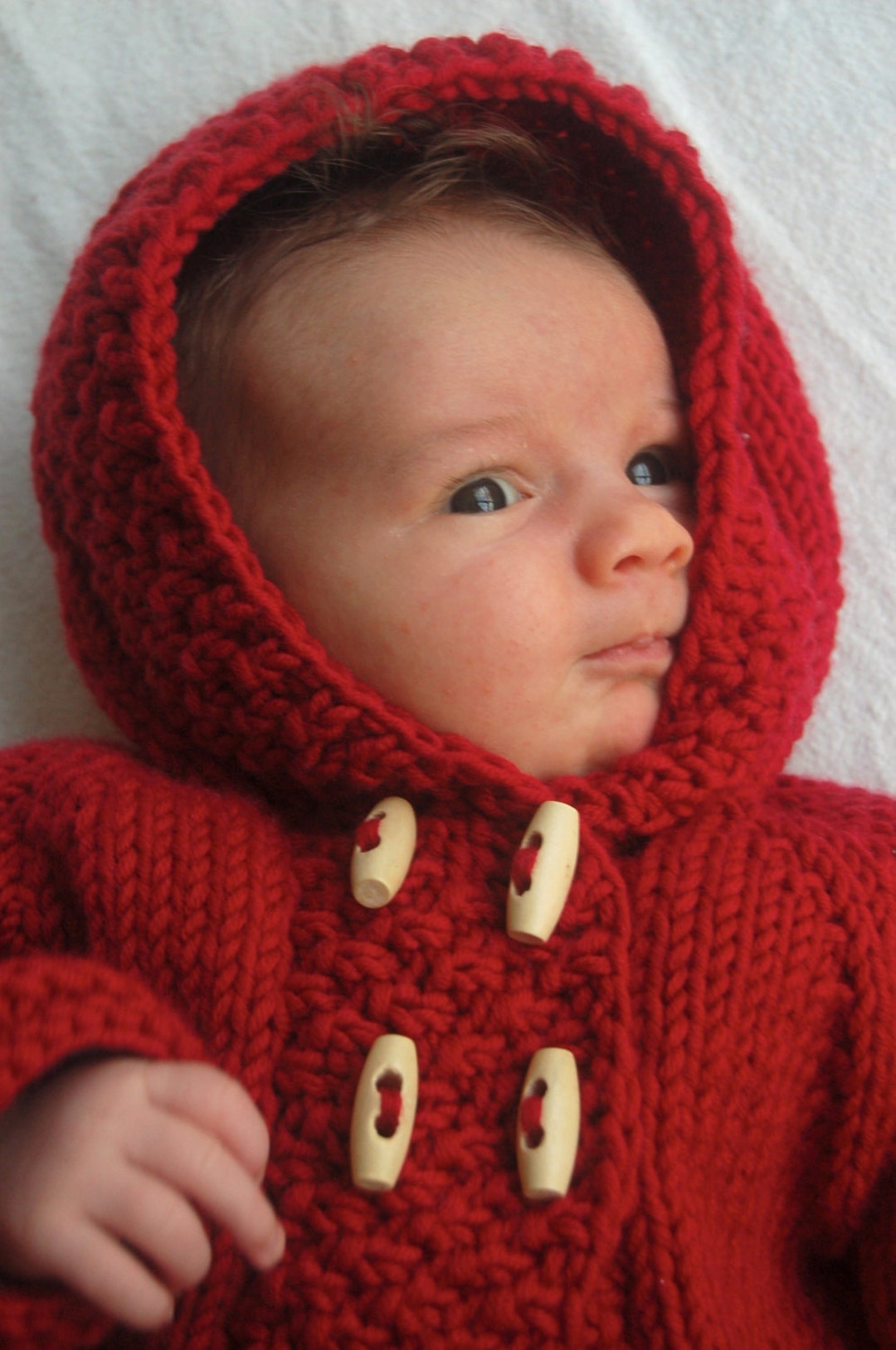 Red Riding Coat PDF Knitting Pattern - Etsy