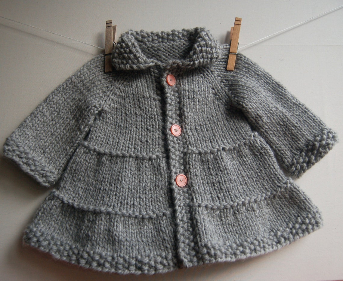 Girl Coat and Jacket Knitting Pattern Knitting Pattern Baby - Etsy