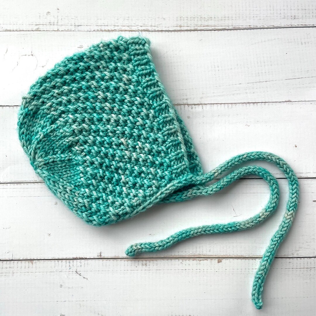 Textured Bonnet Knitting Pattern, Unisex Baby Bonnet (newborn to Child ...