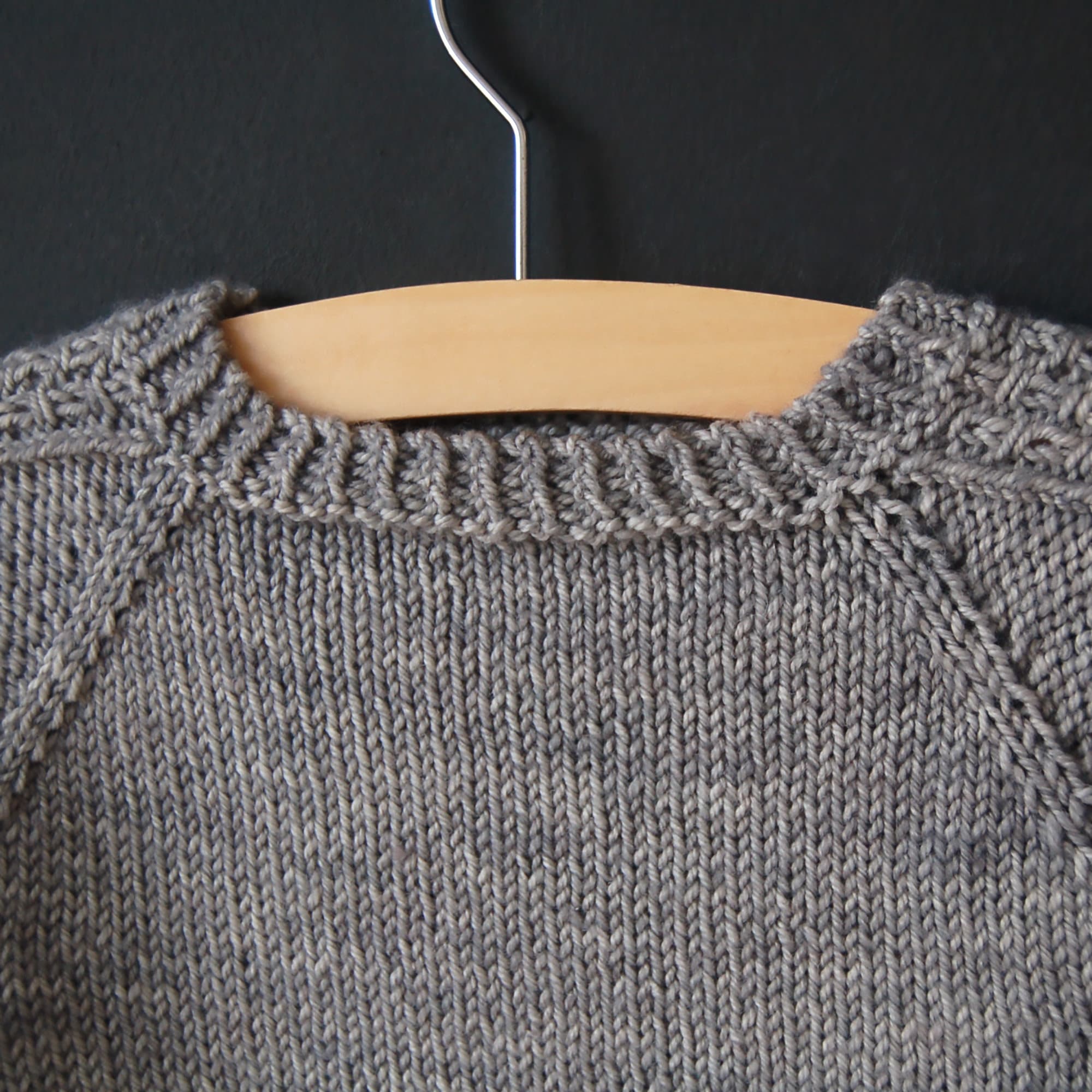 Textured Sweater Knitting Pattern Top-down Seamless Knitting - Etsy ...