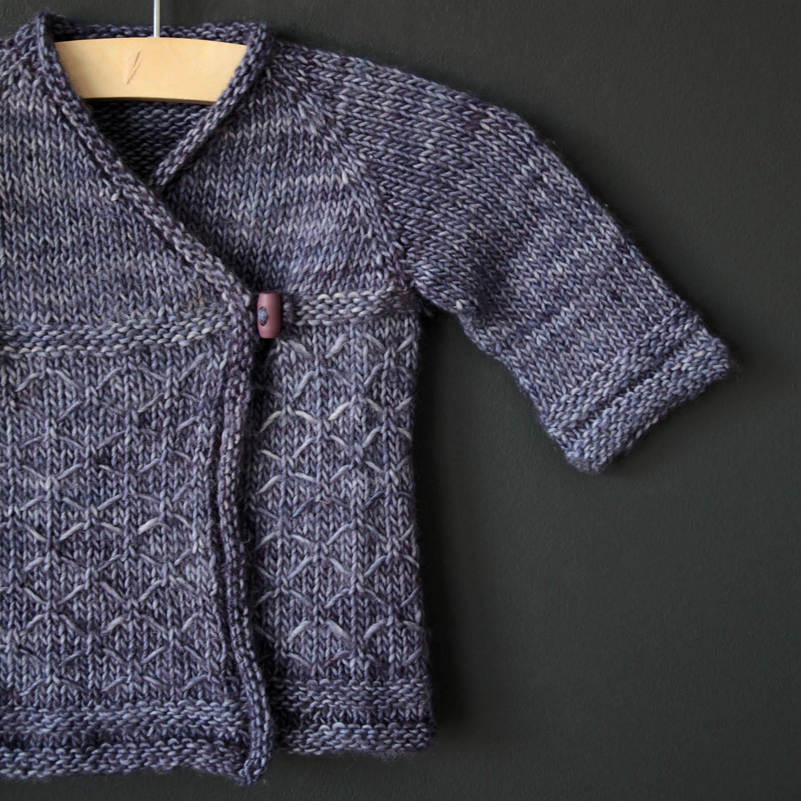 Kyoto Crossover Cardigan PDF Knitting Pattern / Fiche Tricot - Etsy