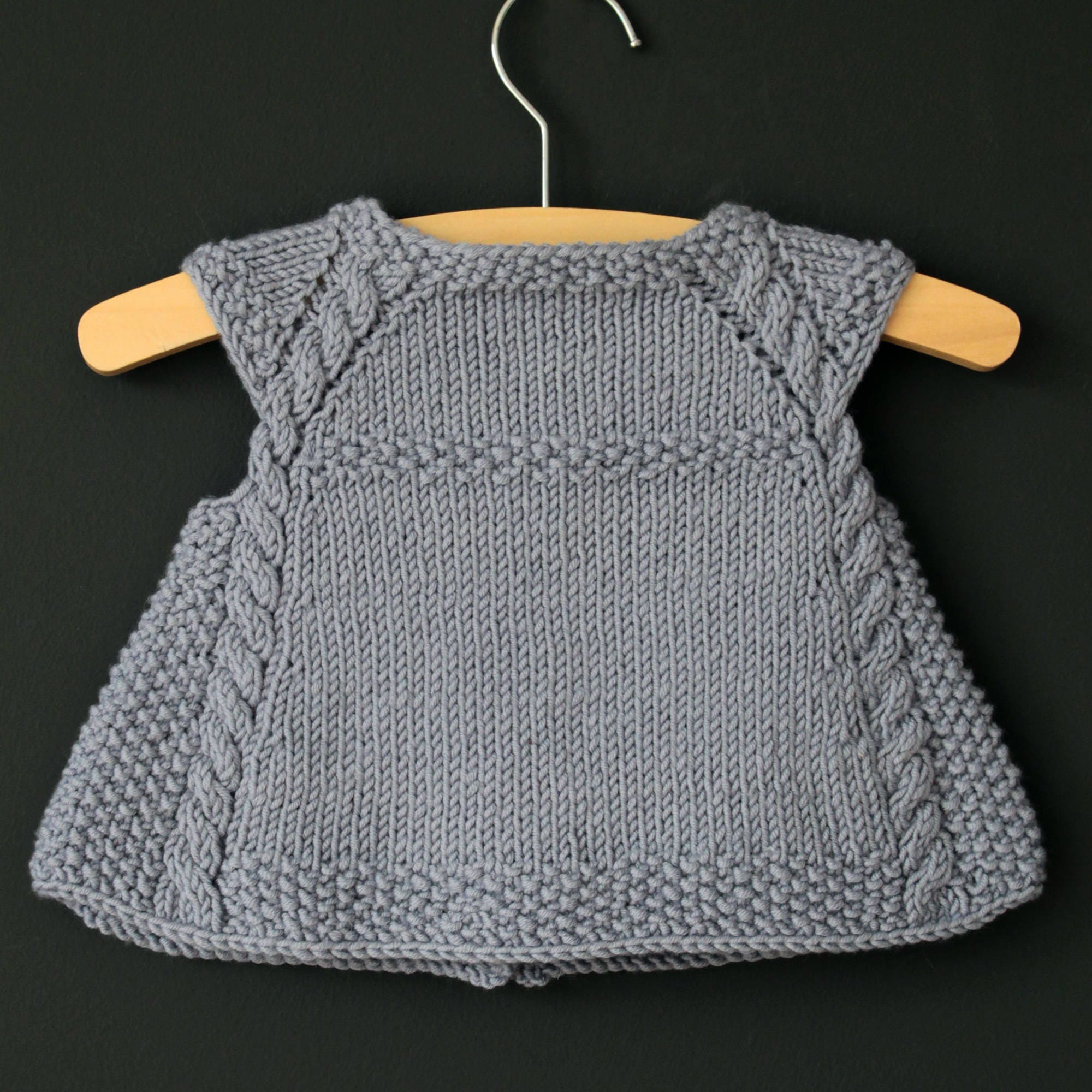 Knitting Pattern Baby, Knitting Pattern Girls, Cardigan With Cables and ...