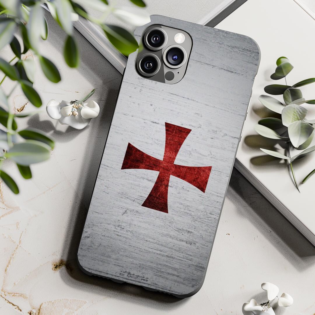 Knights Templar Cross Phone Tough Case Medieval History Lover Gift ...