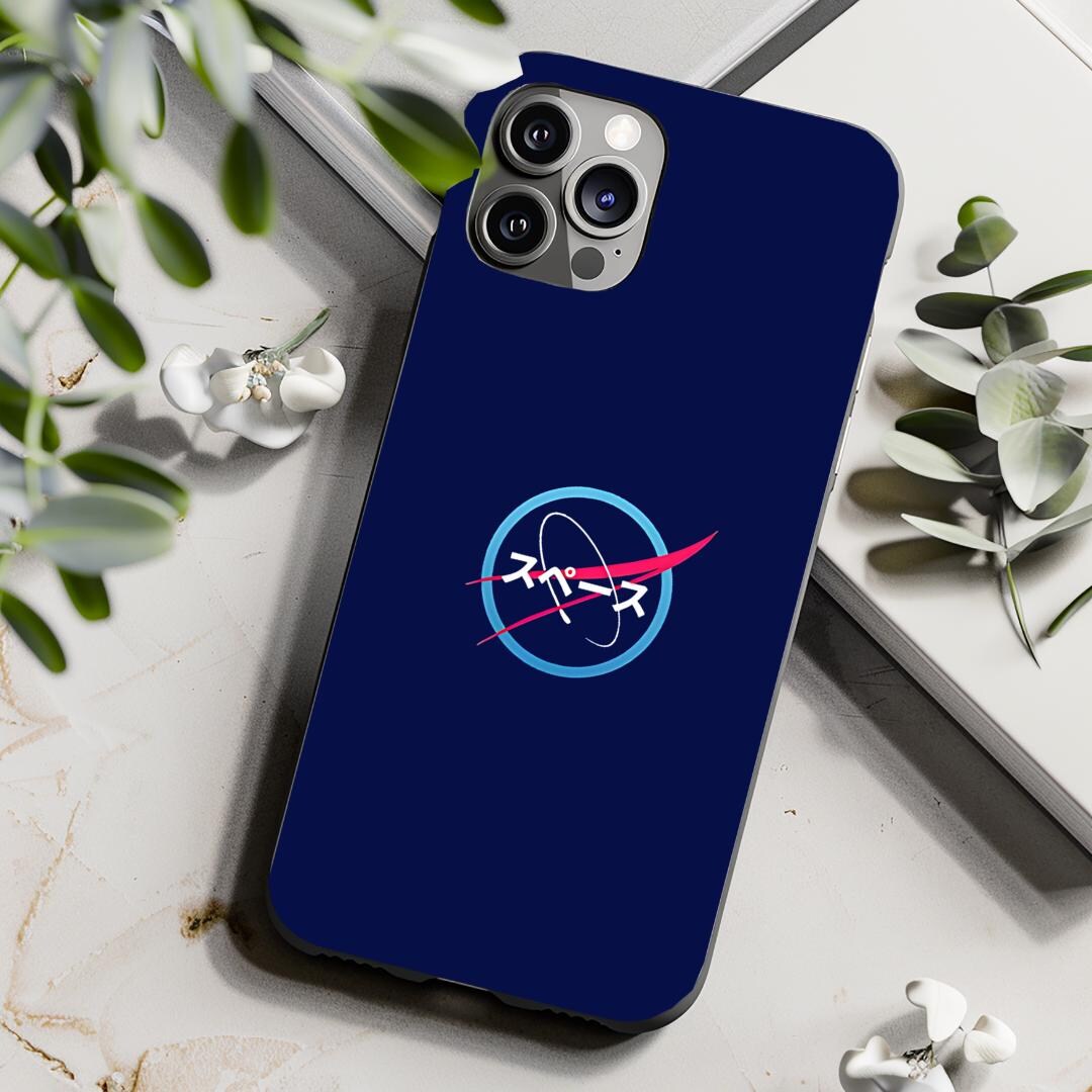 NASA Phone Case Japanese Kanji Logo Design Space Aesthetic iPhone Case ...
