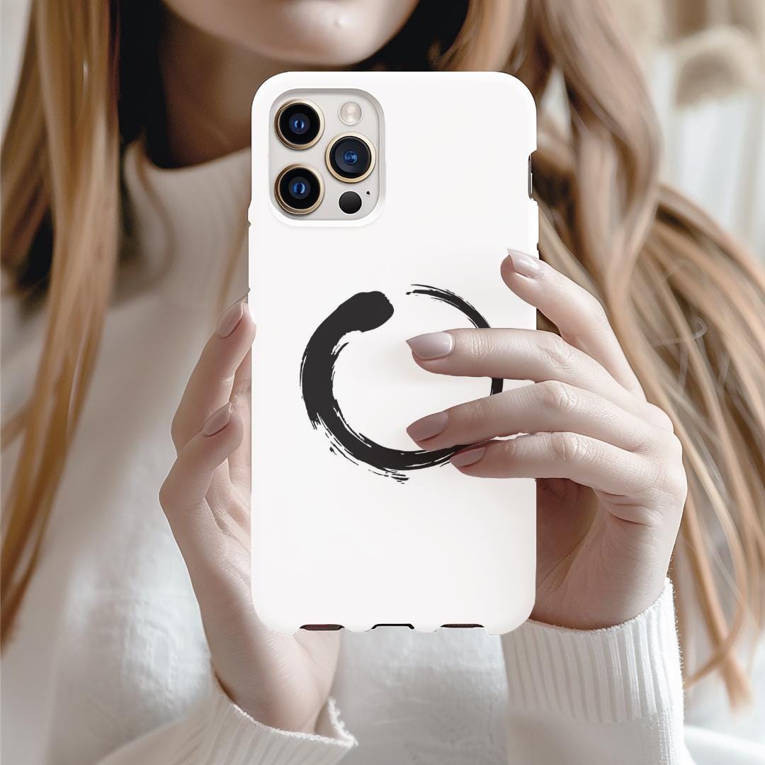 Enso Symbol Phone Case Japanese Tough Case for iPhone Samsung Galaxy ...