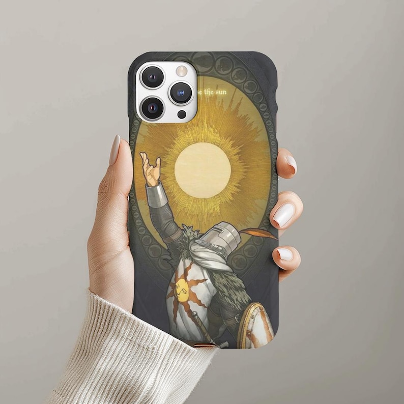 Dark Souls Phone Case Solaire Gift Praise the Sun Gamer Gift Phone Case ...