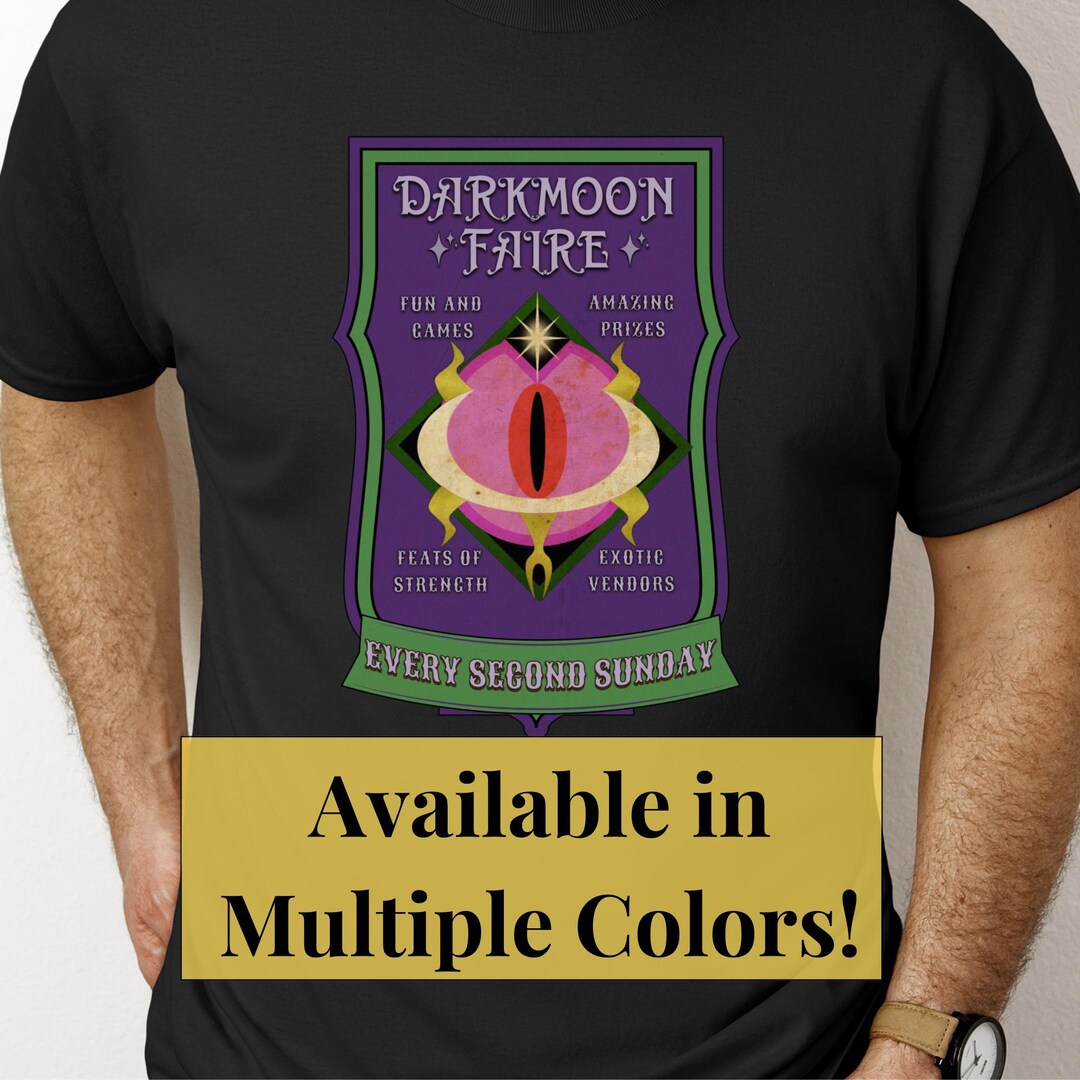 World of Warcraft Tshirt Darkmoon Faire Tee Gift for Wow Player Cotton ...