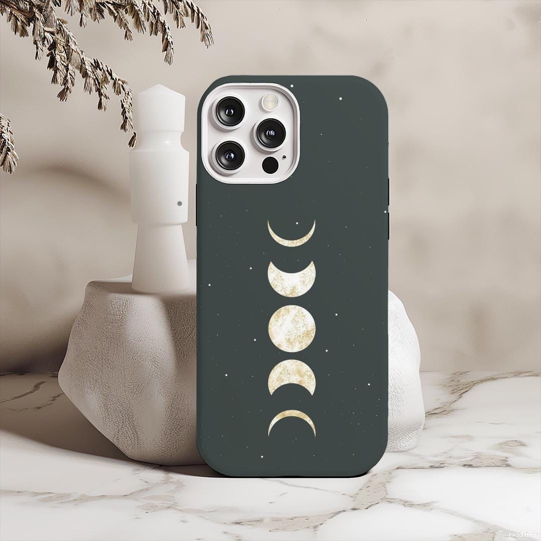 Moon Phases Celestial Tough Case Lunar Phone Cover Galaxy Protective ...