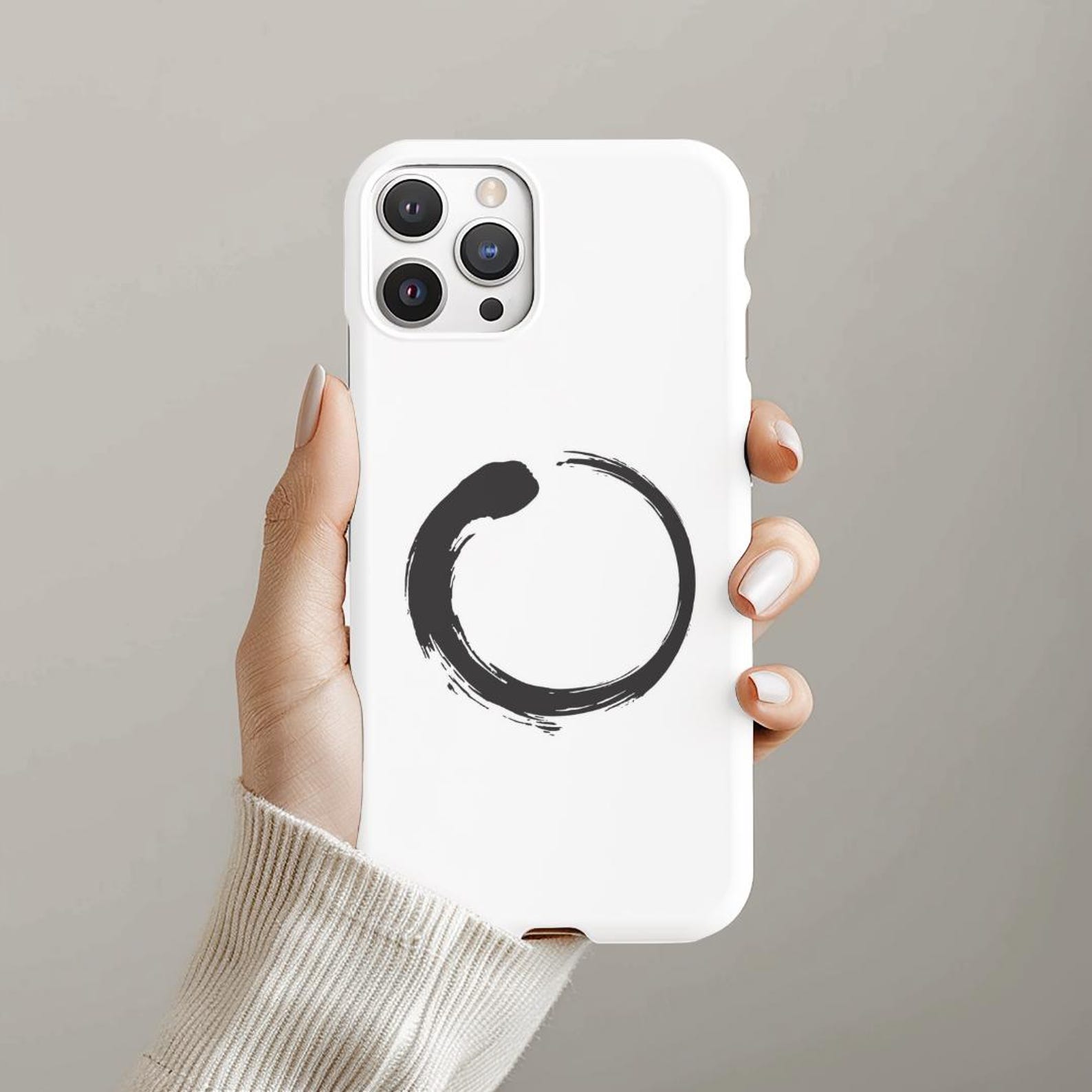 Enso Symbol Phone Case Japanese Tough Case for iPhone Samsung Galaxy ...