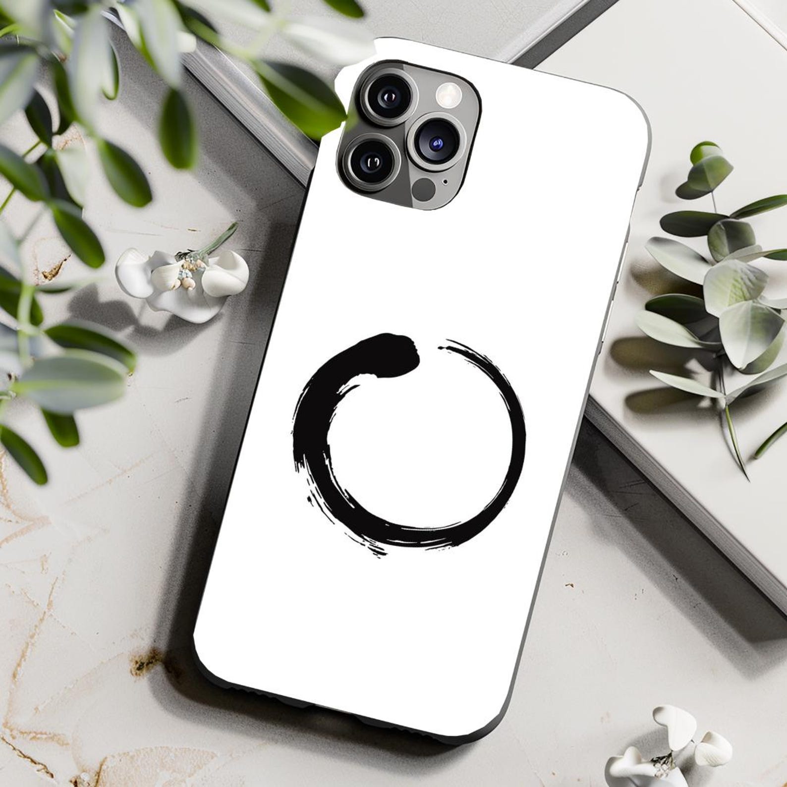 Enso Symbol Phone Case Japanese Tough Case for iPhone Samsung Galaxy ...