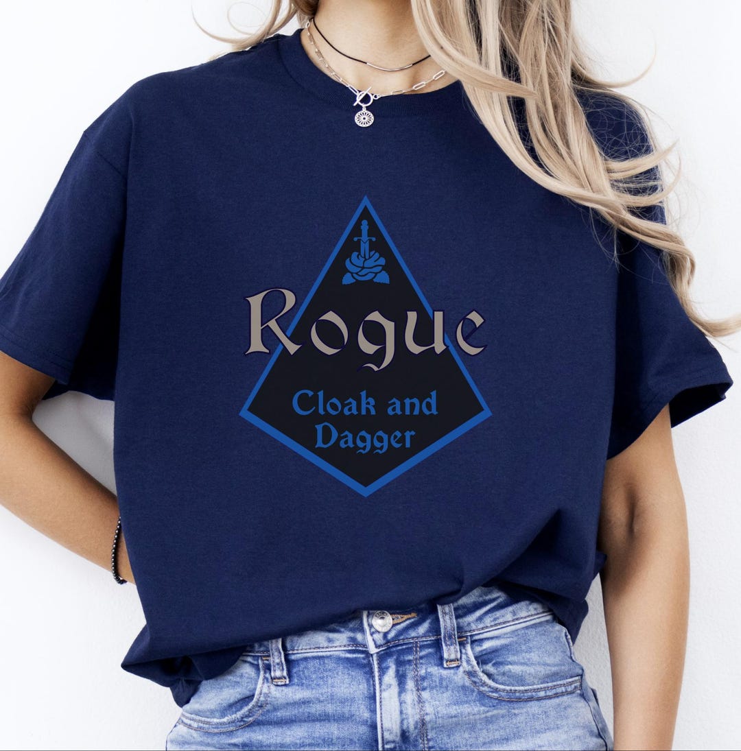 Dungeons and Dragons Rogue Class Tee, Dnd Player Gift Shirt, Fantasy ...
