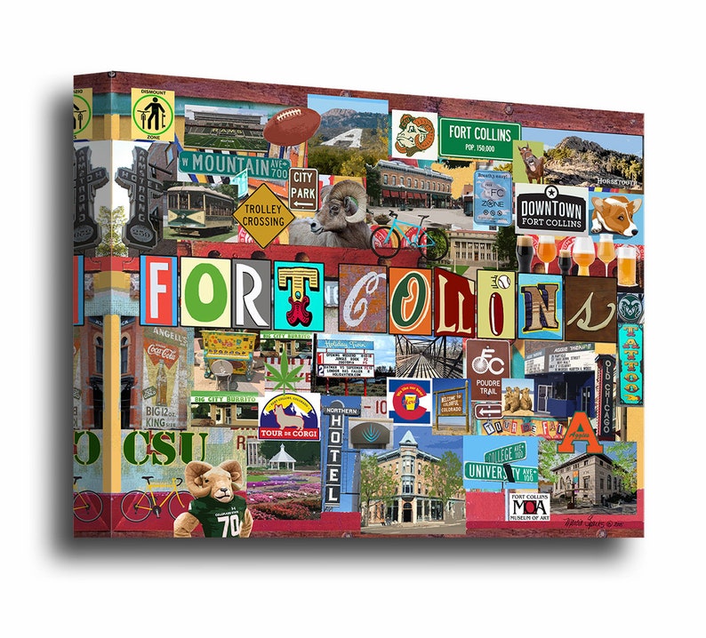 Fort Collins, Colorado Collage - Etsy
