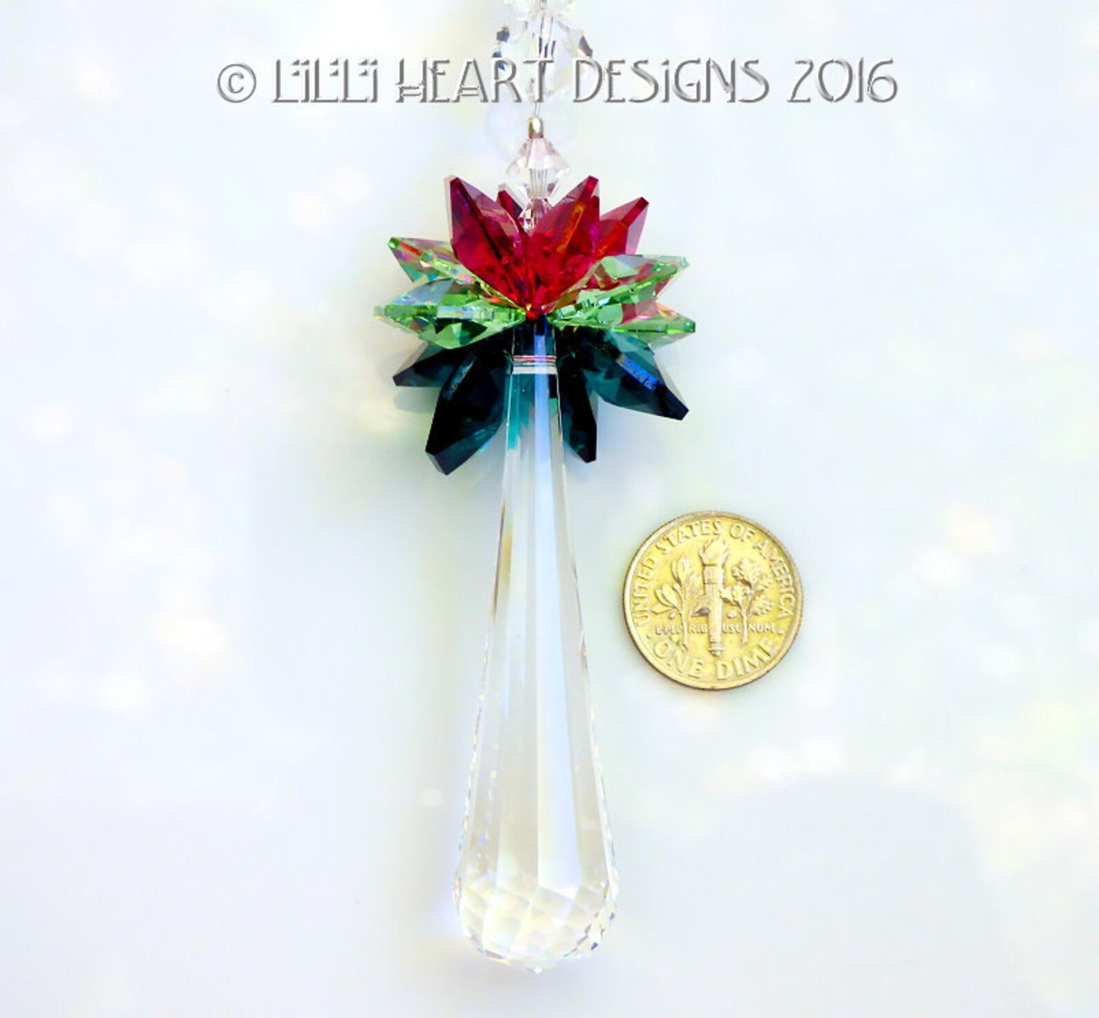 Lilli Heart Designs Annual *2016 Christmas Ornament Swarovski Logo ...