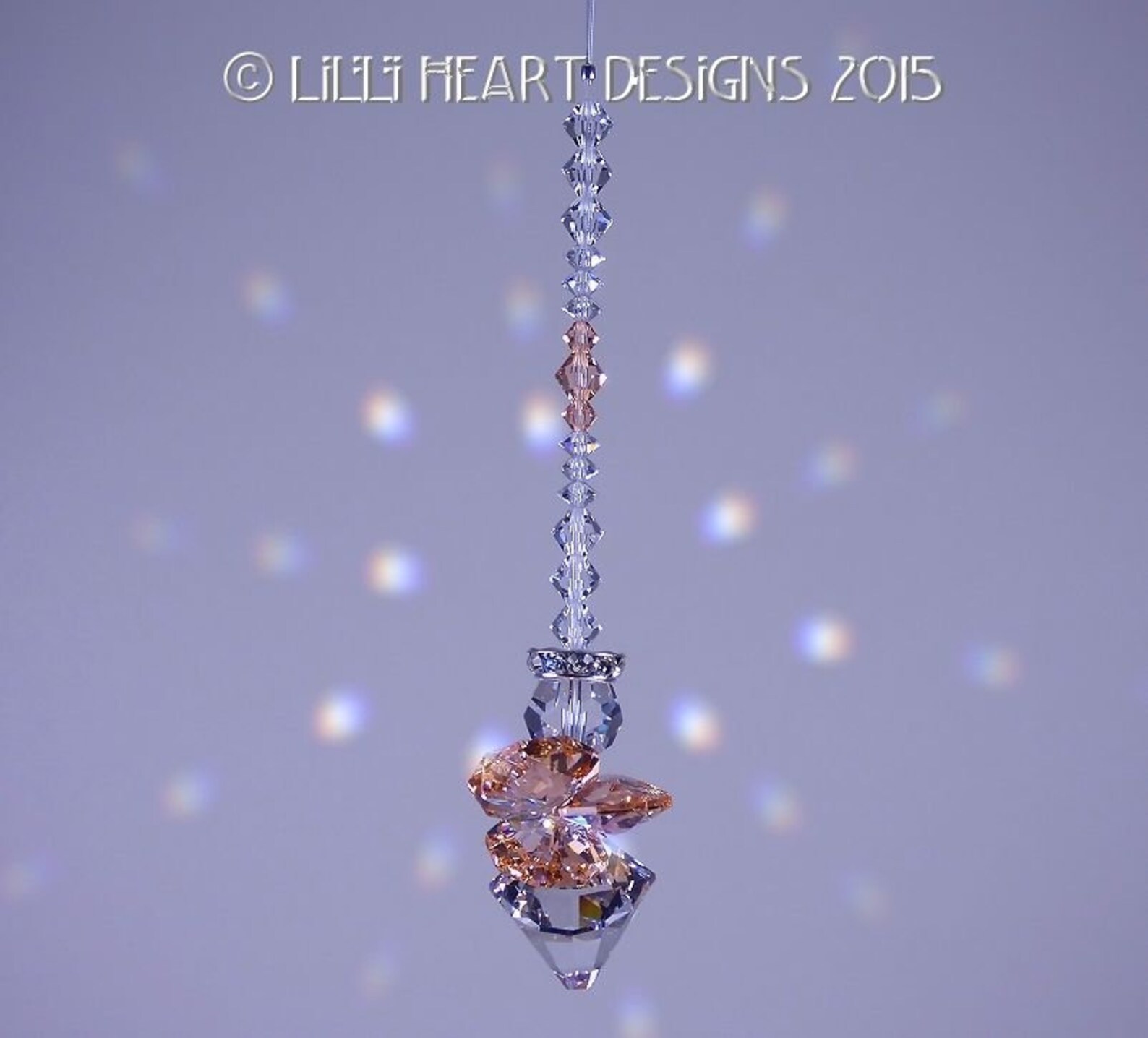 Swarovski Crystal Suncatcher Logo Etched Pirouette With Rare - Etsy