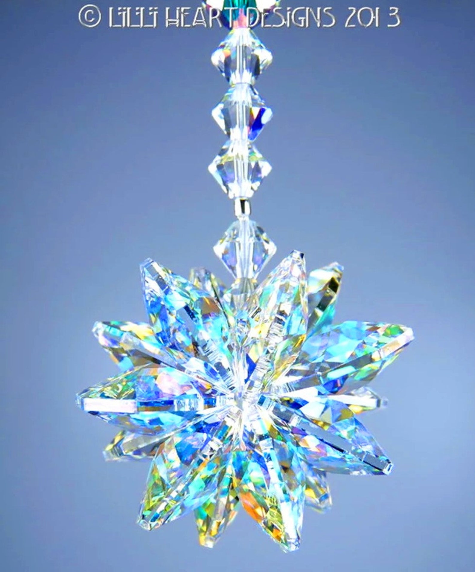 BEST QUALITY STRASS *shining Star* Swarovski Crystal Suncatcher Aurora ...
