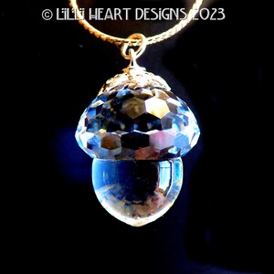 Swarovski Crystal Acorn Very Rare Vintage From the 70's on a Silver ...