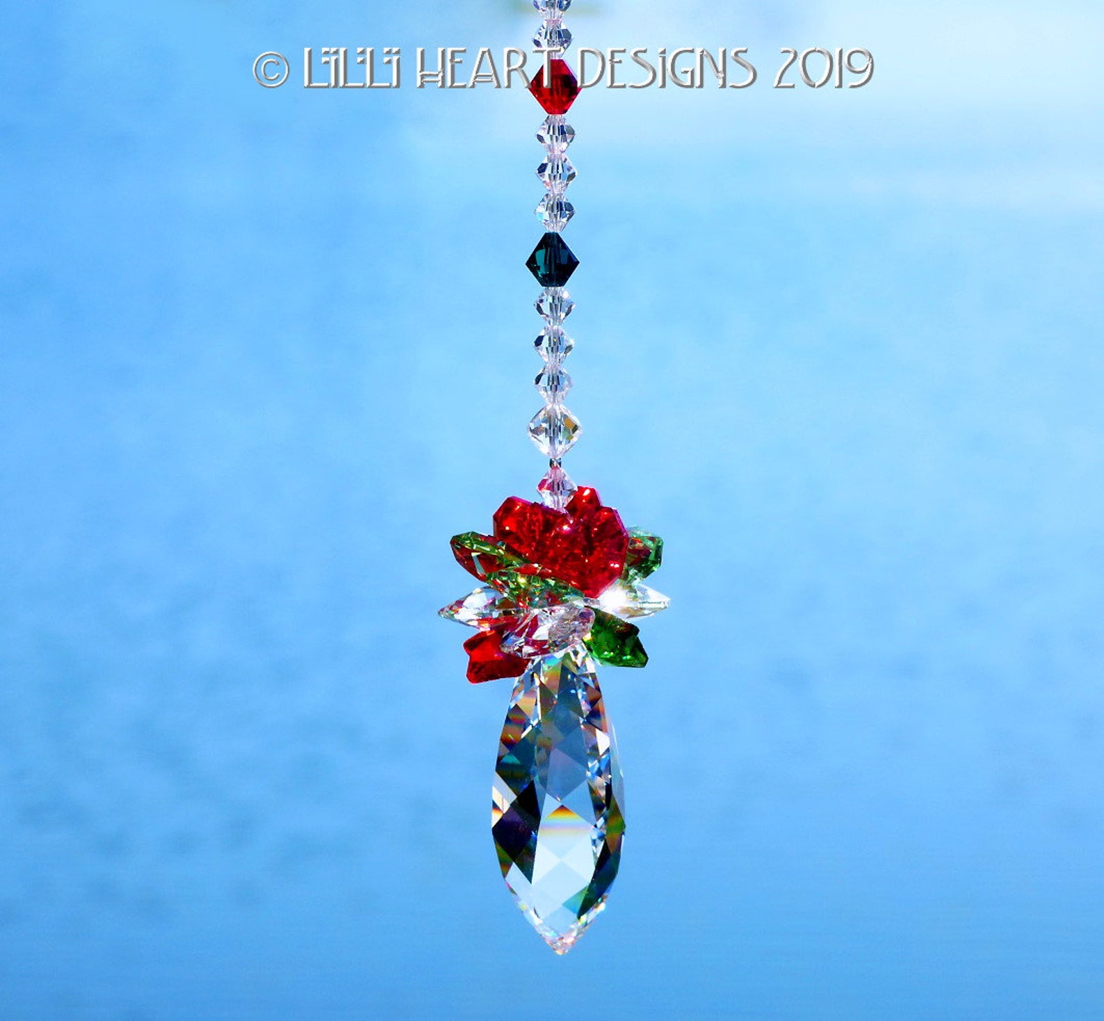 Lilli Heart Designs Annual *2019 Christmas Ornament* Swarovski Crystal ...