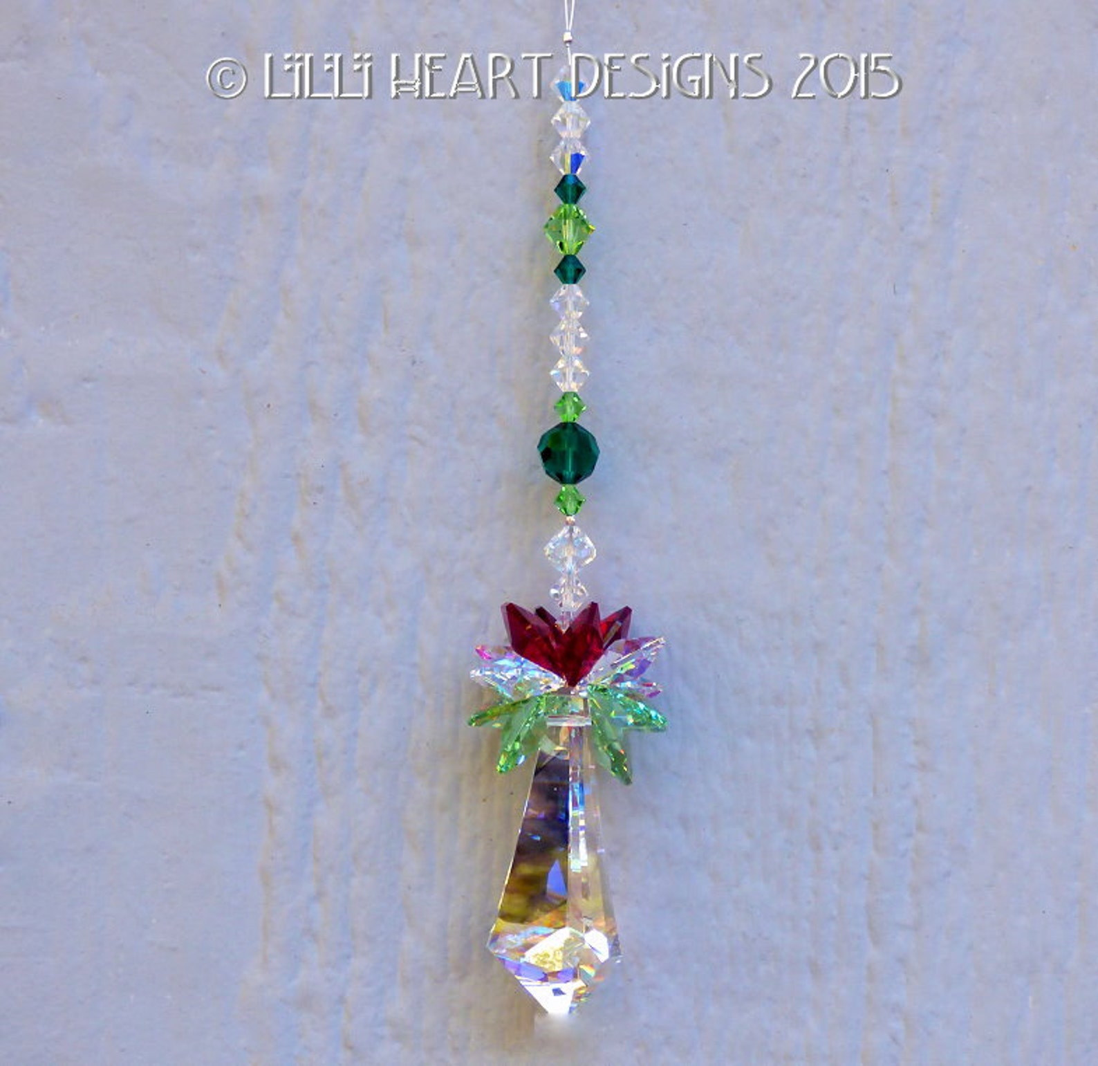 Lilli Heart Designs Swarovski Crystal Annual 2015 Christmas Ornament ...