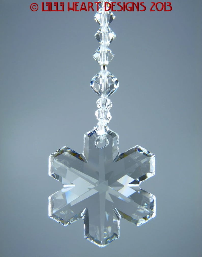 Swarovski Crystal Suncatcher Clear Large 30mm Clear Snowflake on ...