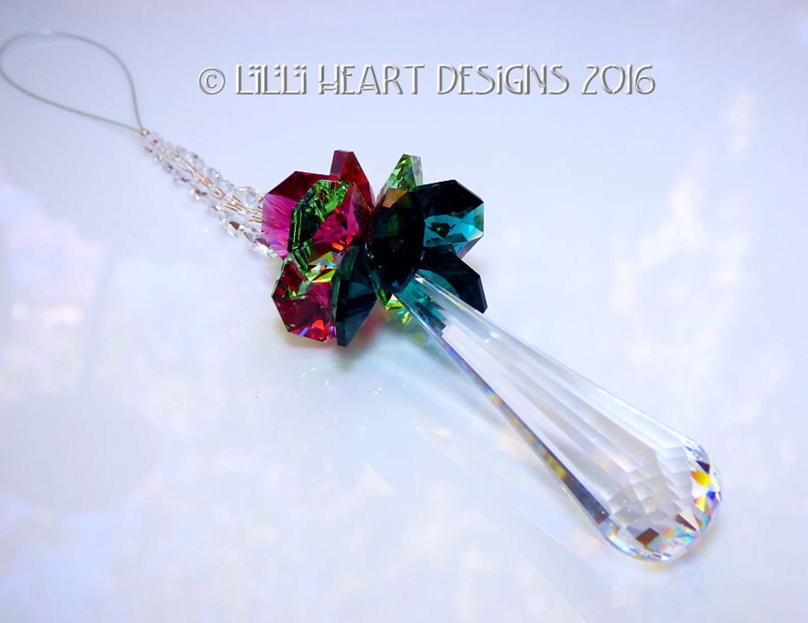 Lilli Heart Designs Annual *2016 Christmas Ornament Swarovski Logo ...