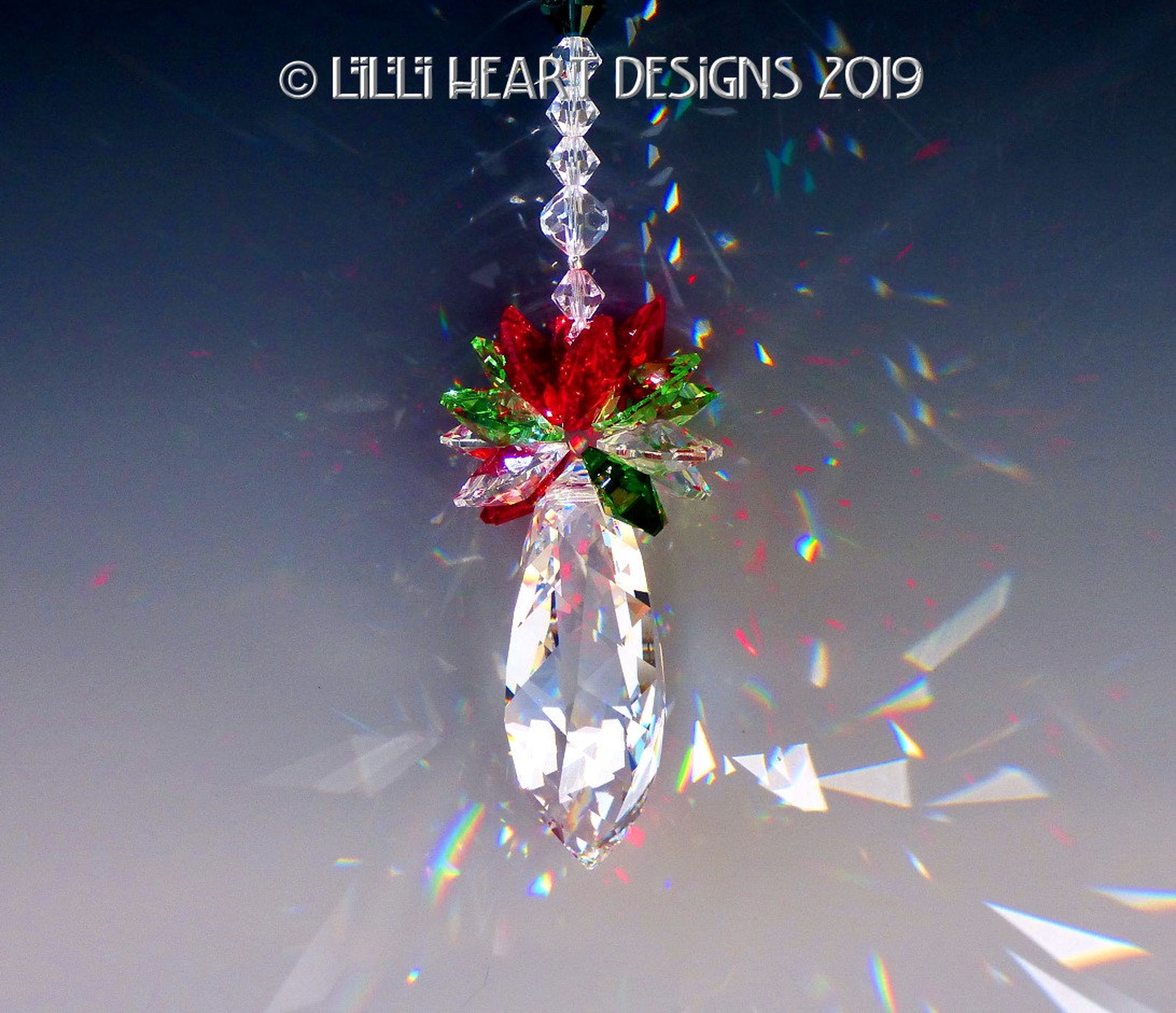 Lilli Heart Designs Annual *2019 Christmas Ornament* Swarovski Crystal ...