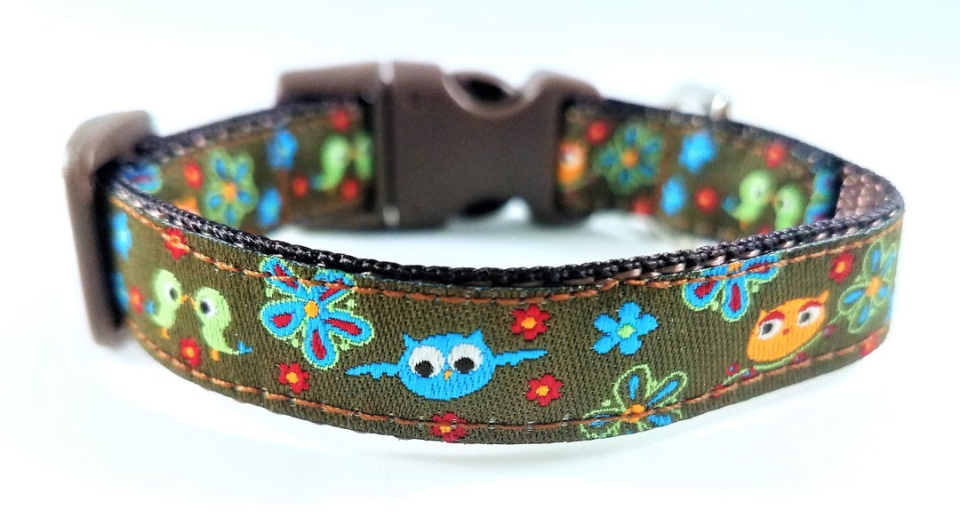 Tiny Birds Dog Collar / Teacup Dog Collar / Small Dog Collar - Etsy