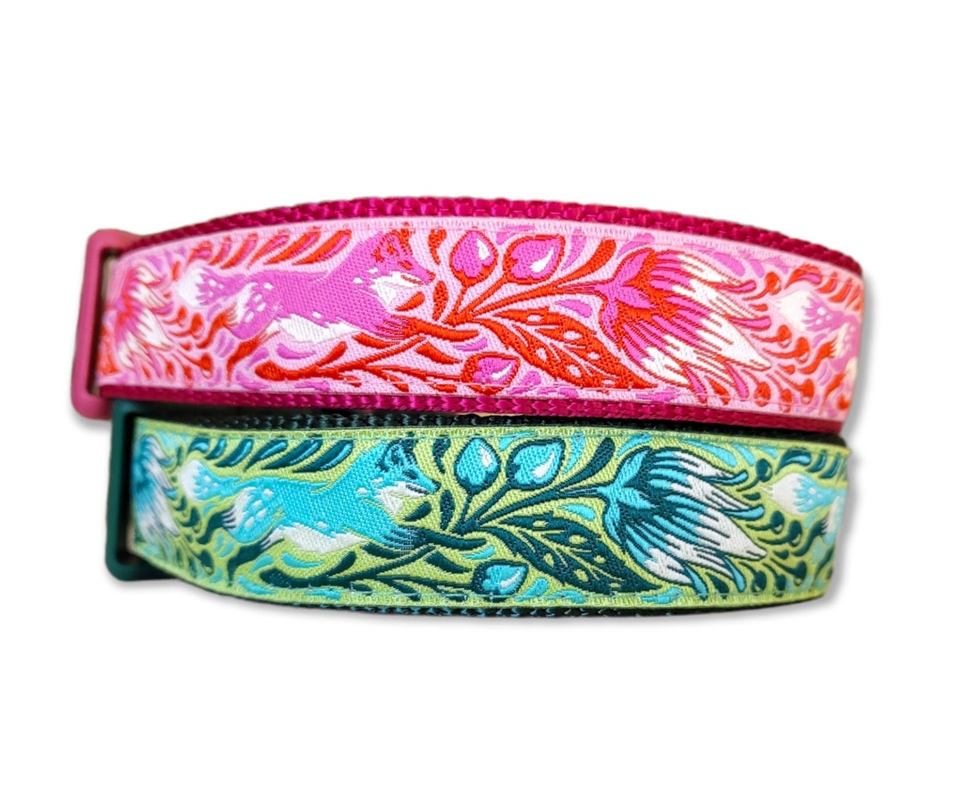 Fancy Foxes Dog Collar / Adjustable / Large Dog Collar / Fox / Dog ...