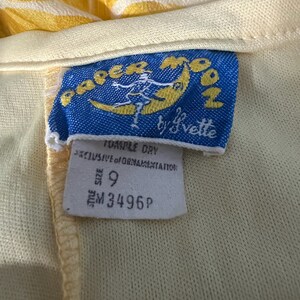 Vintage 70's Paper Moon by Yvette Maxi Dress M - Etsy