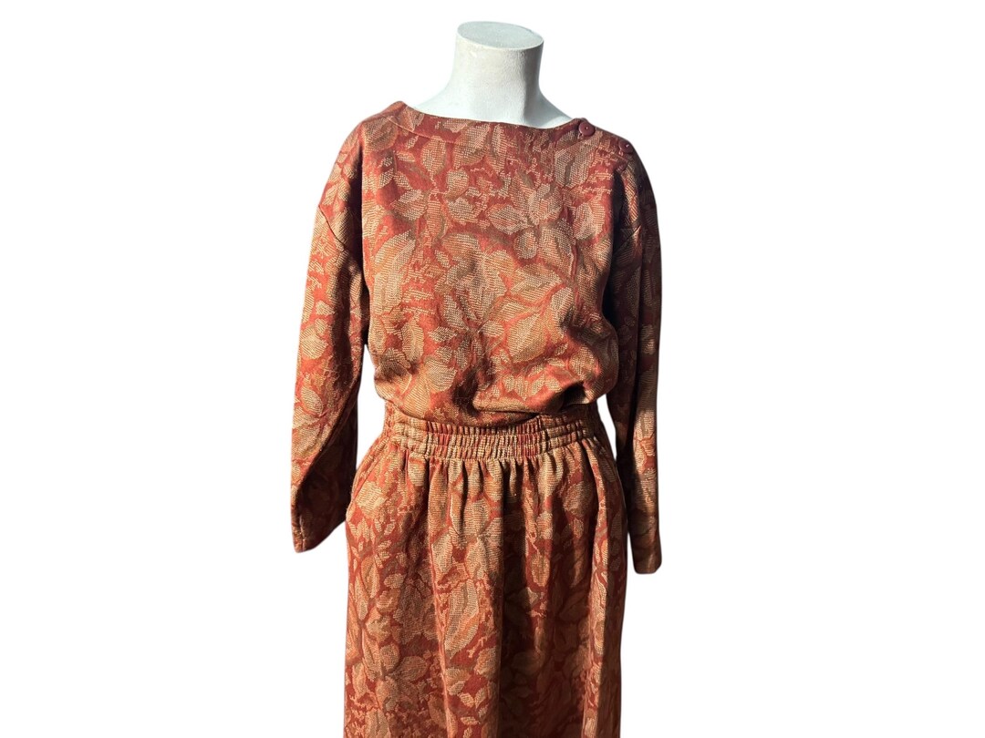 Vintage 80's Fire Islander Skirt & Top Set M - Etsy