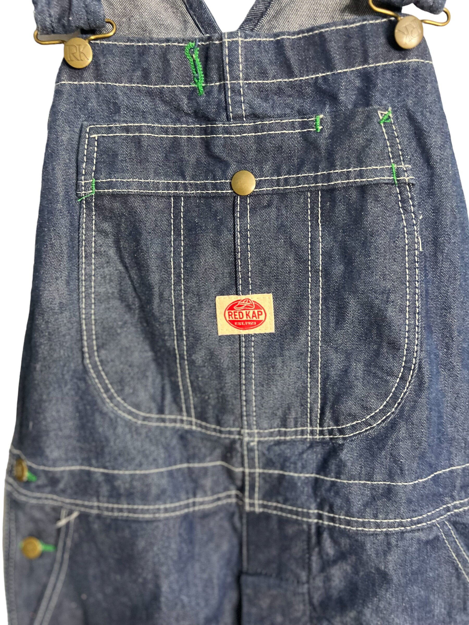 Vintage Blue Jean Overalls Red Kap 34 X 34 - Etsy