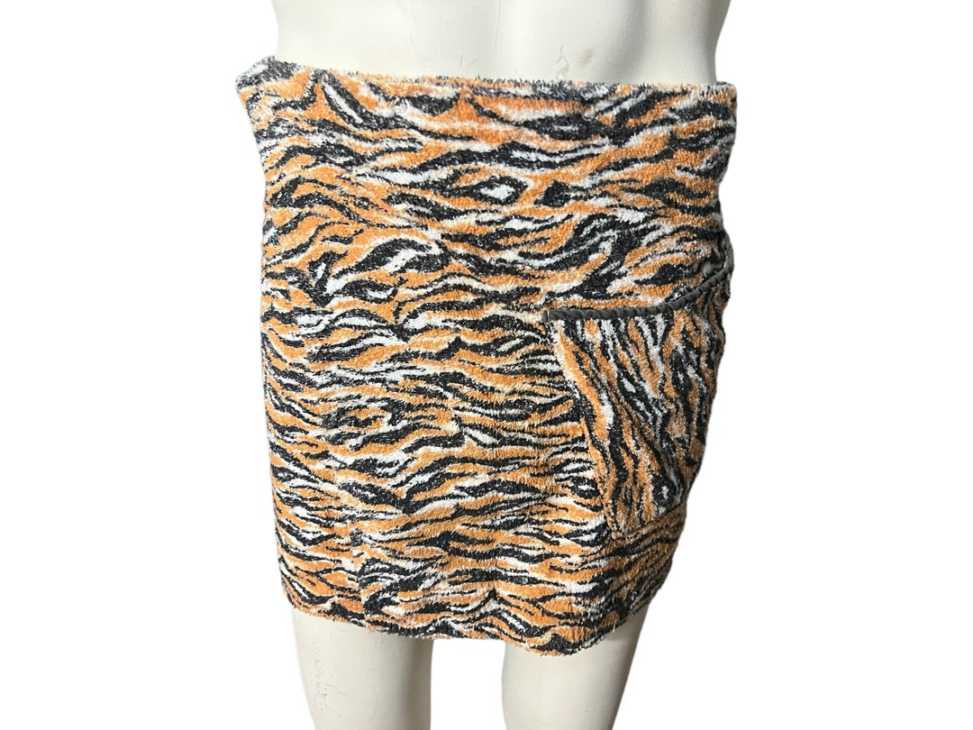 Vintage 70's Tiger Towel Wrap Kilt Jockey - Etsy