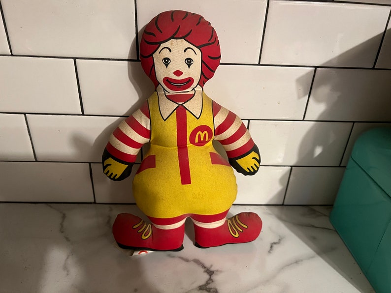 Vintage Cloth Ronald Mcdonald Doll - Etsy