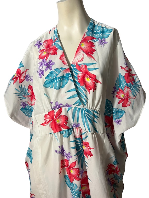 Vintage Hawaiian caftan dress Kalena Fashions - Gem