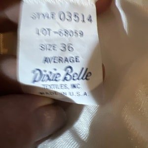 70's White Full Slip Dixie Belle 36 - Etsy
