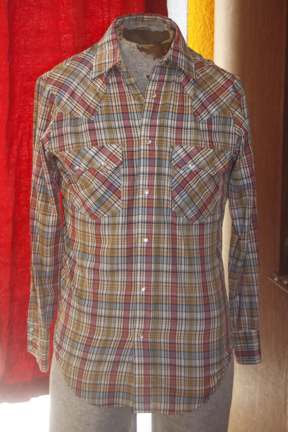 vintage plaid stage cowboy - Gem